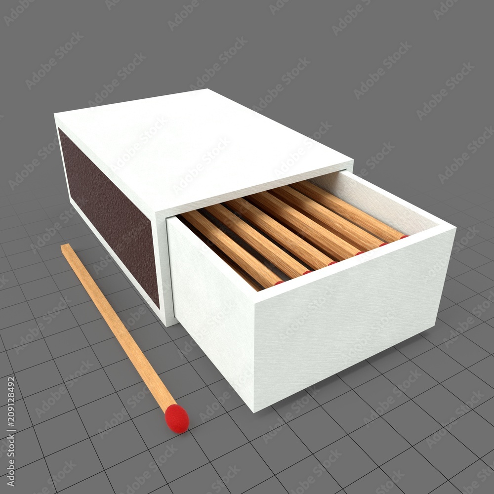 Matchbox Stock 3D asset | Adobe Stock