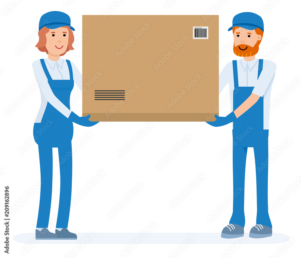 Warehouse Worker Cartoon