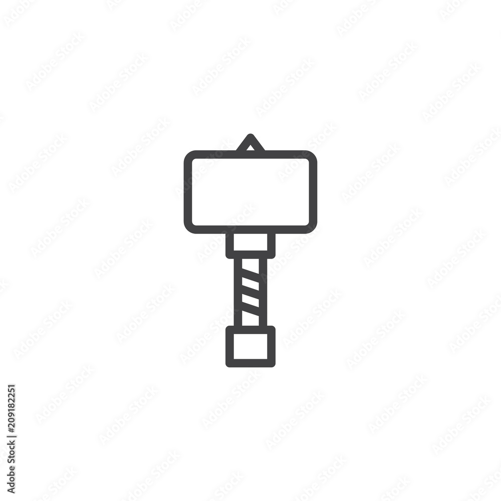 Medevil Hammer Vector