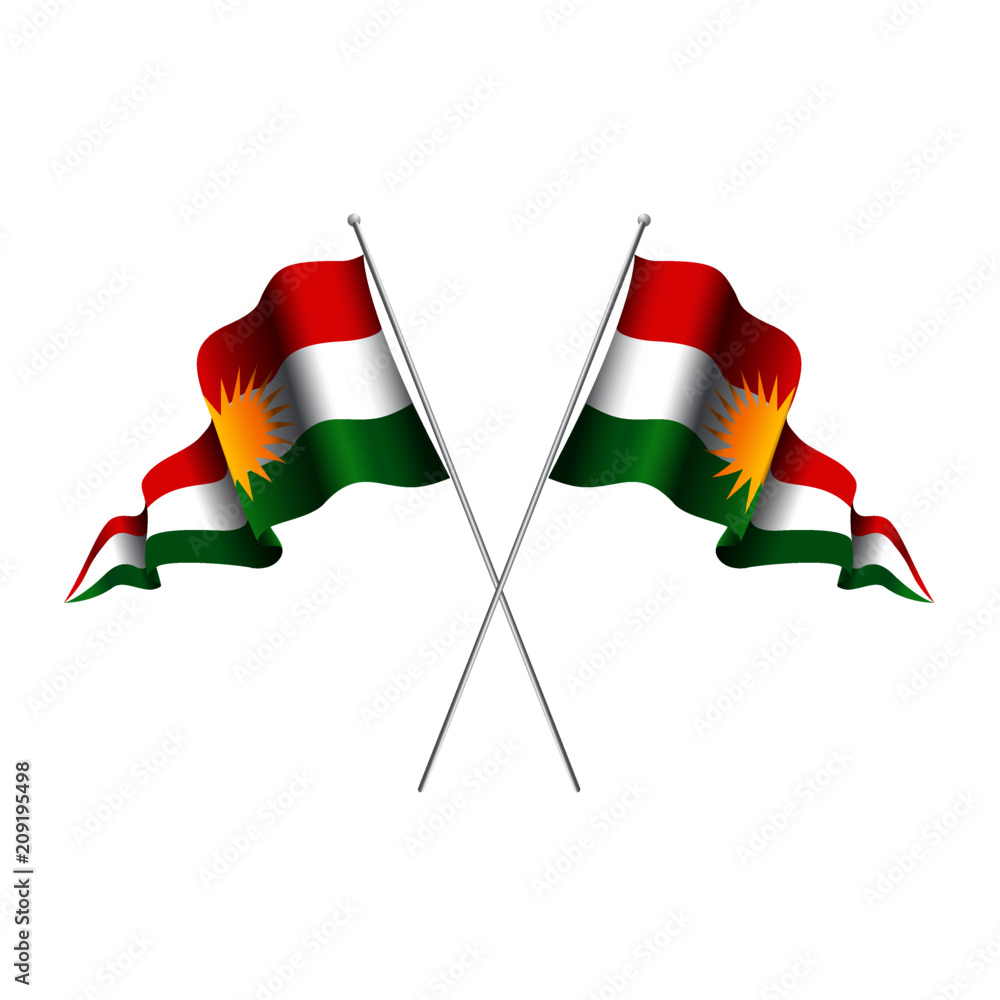 Kurdish Flag, allay Kurdistan, Kurd u Kurdistan, logo, flag Stock ...