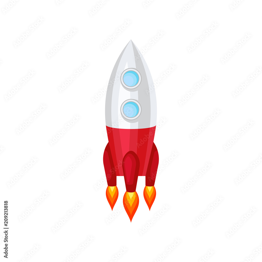 Red Space Shuttle Window