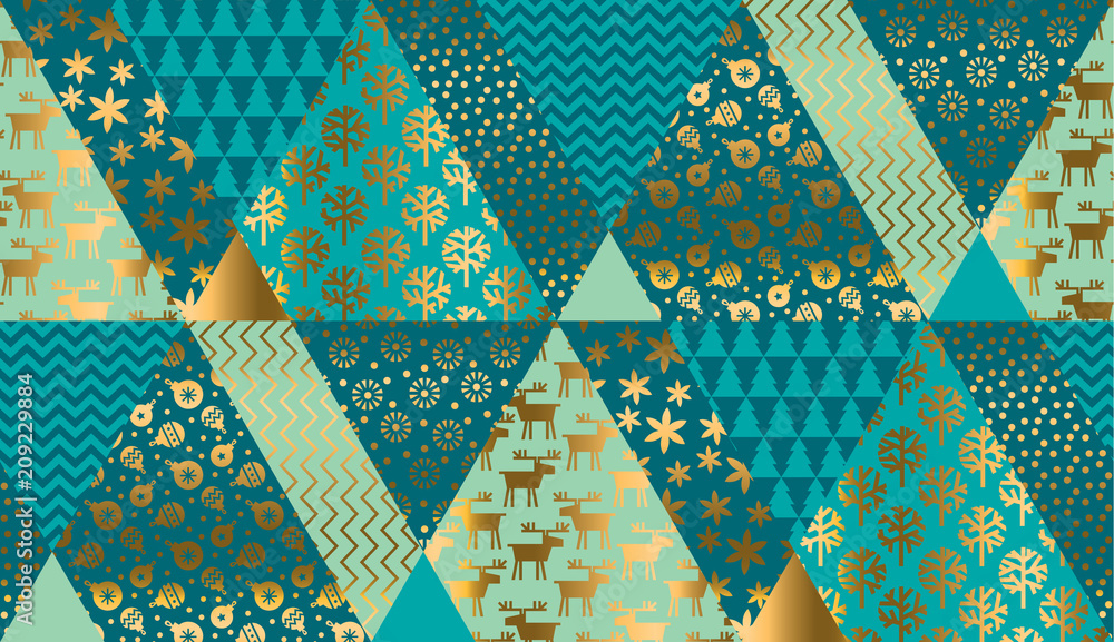 Luxury Xmas Patchwork Seamless Pattern Stock Vector Adobe Stock luxury-xmas-patchwork-seamless-pattern-stock-vector-adobe-stock
