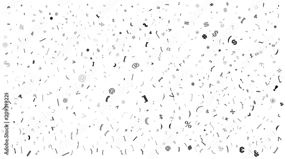 random special sign, colon alphabet beautiful background design Stock ...