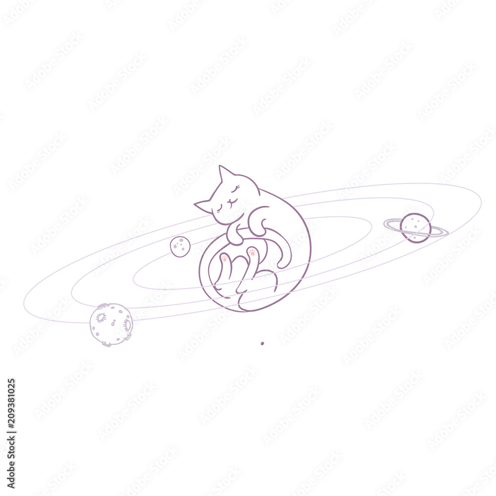Solar System With Cats