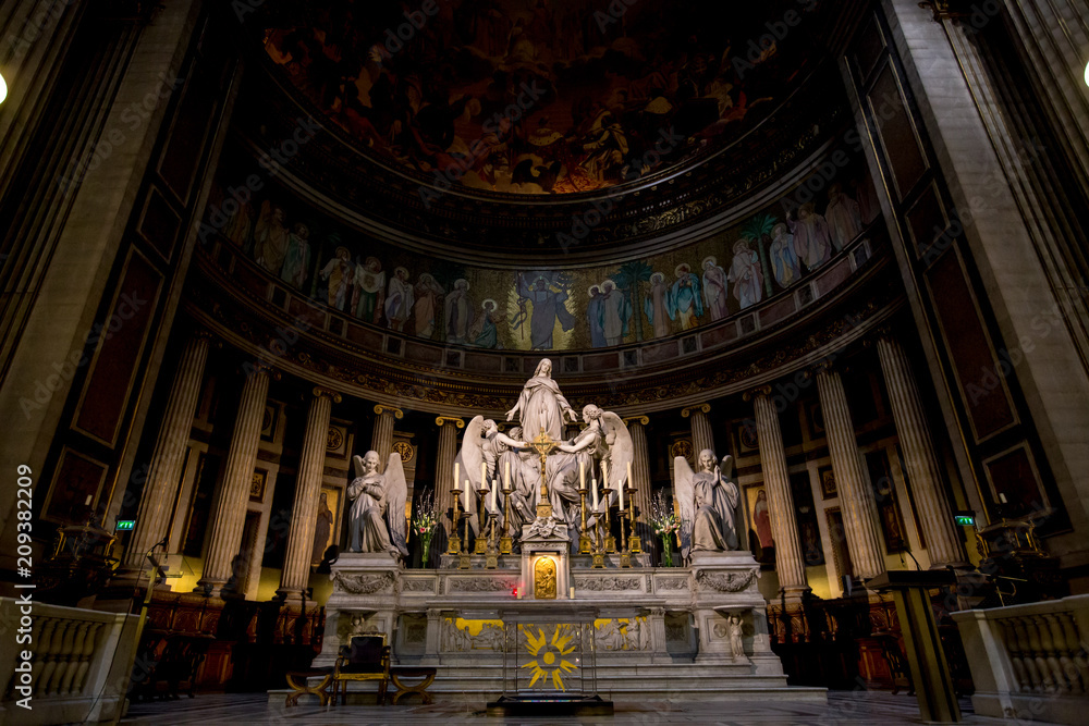 Madeleine Church was designed in its present form as a temple to the ...