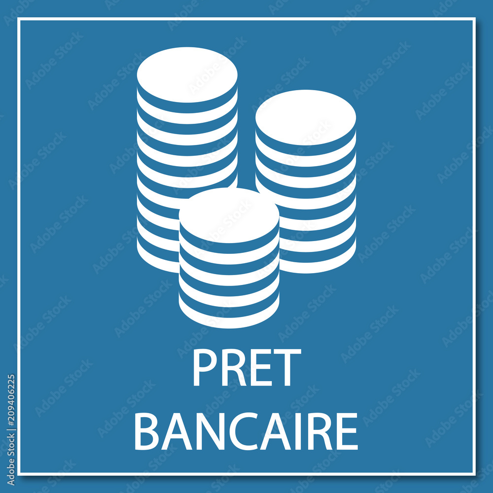 Logo prêt bancaire. Stock Vector | Adobe Stock
