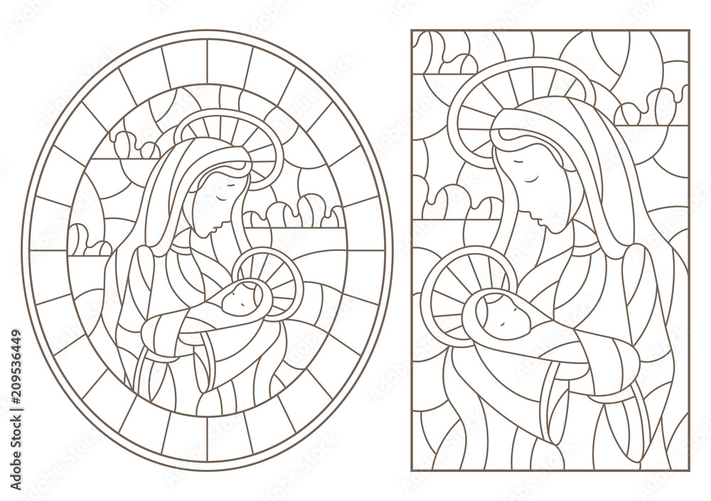Simple Jesus Stained Glass
