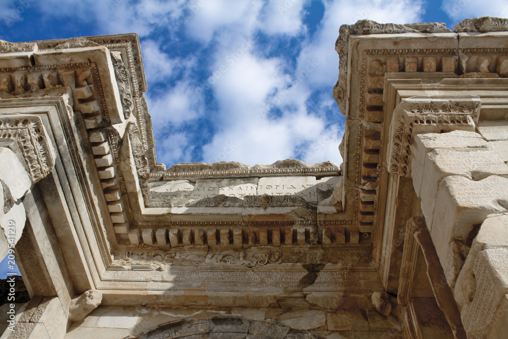 Ephesus Church ruins in Turkey. Also known as one of the seven churches ...