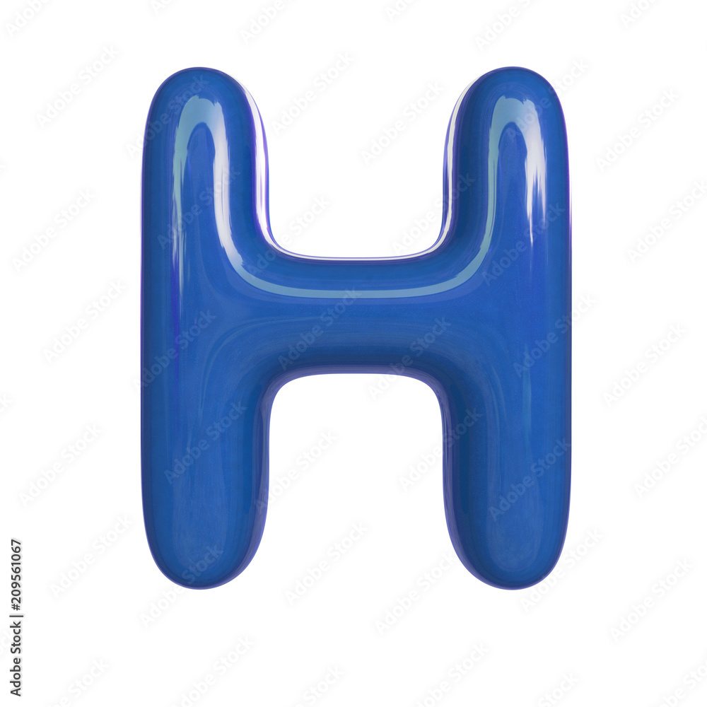 Blue Letter H