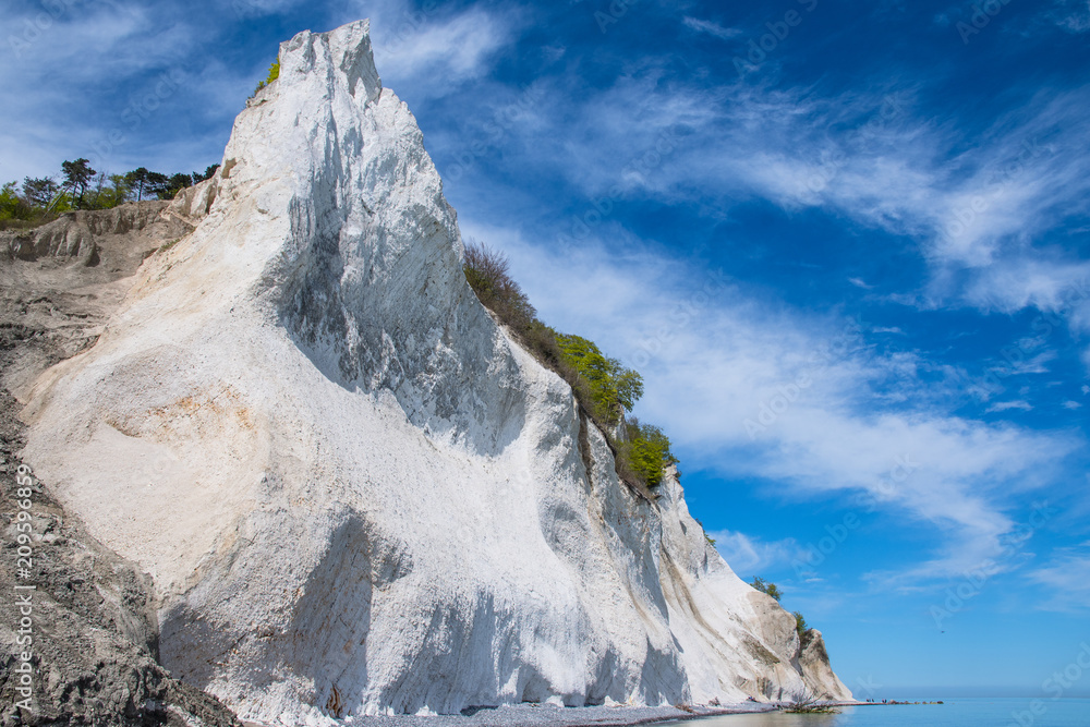 Moens klint chalk cliffs in Denmark Stock Photo | Adobe Stock