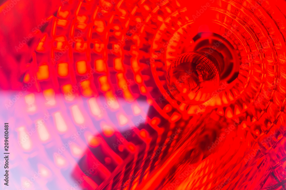 red background and structure of a red warning lamp Stock Photo | Adobe ...