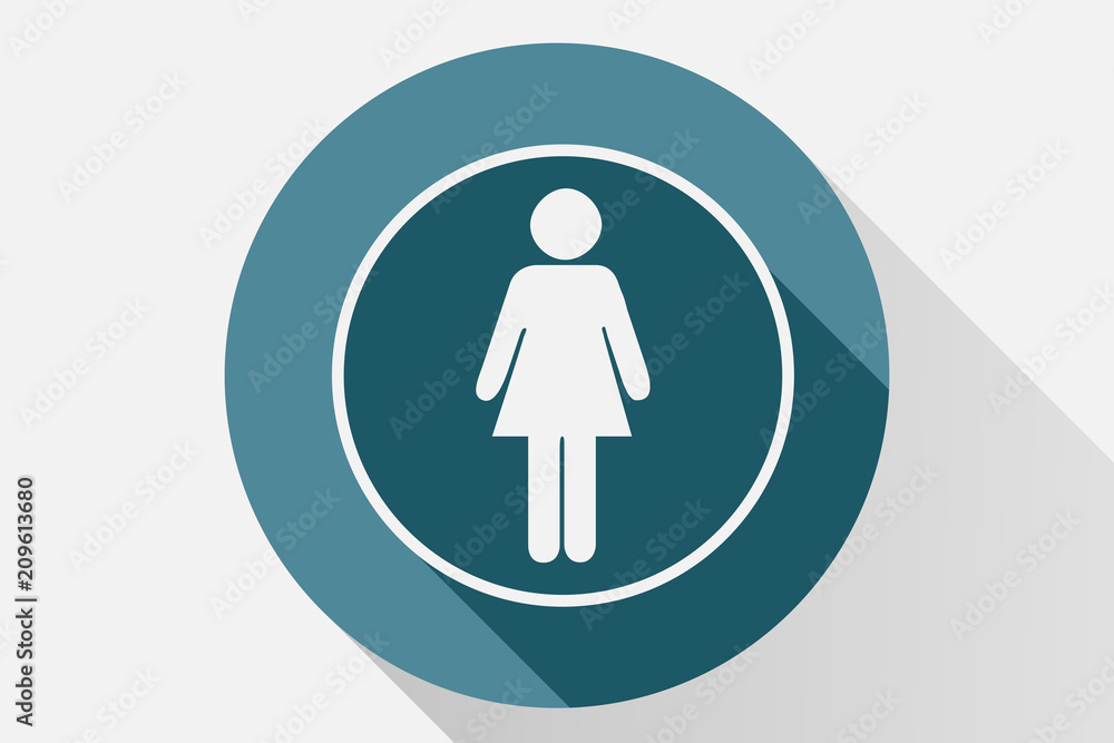 Icono azul de una persona. Stock Vector | Adobe Stock