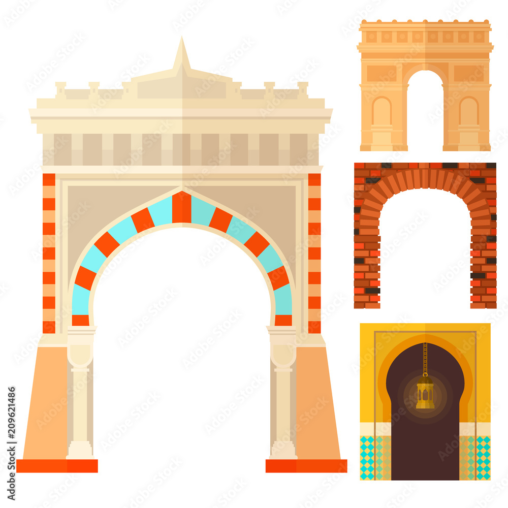 Arch design architecture construction frame classic, column structure ...