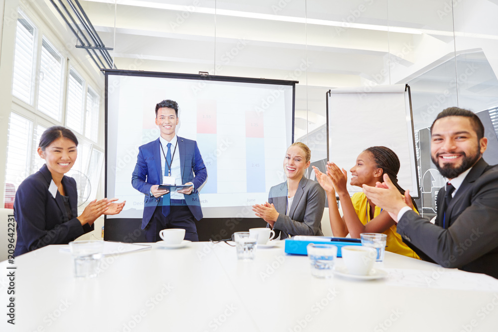Business people in seminar Stock Photo | Adobe Stock