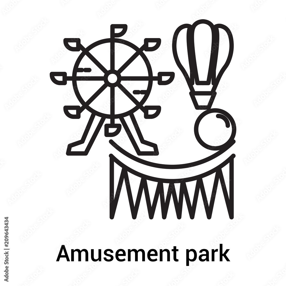 Amusement Park Logo Vector