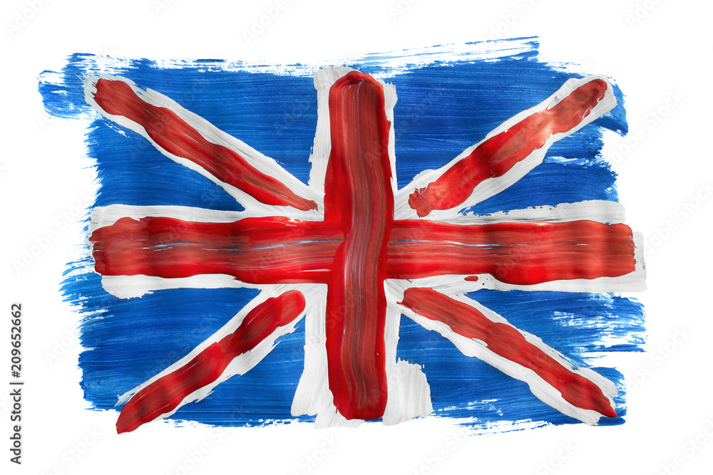 British Flag Painting