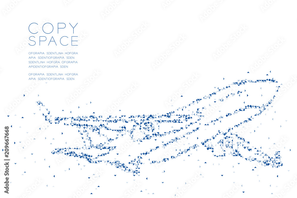 Abstract Geometric Low polygon square box pixel and Triangle pattern ...