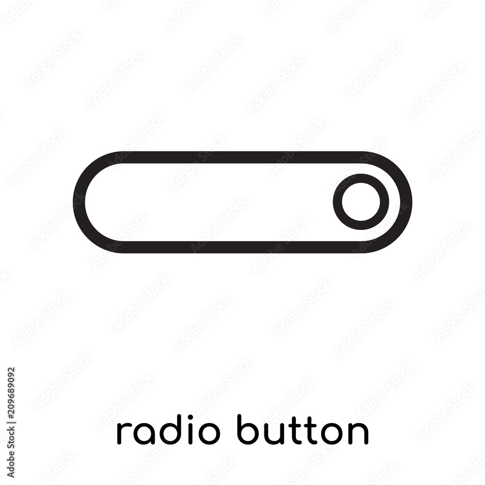 Radio Button Transparent Background