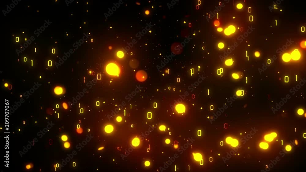 Binary Codes 8 Loopable Background Seamlessly Looped Animation High ...