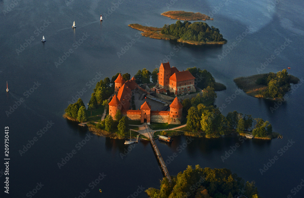 Trakai Castle - Island castle in Trakai is one of the most popular ...