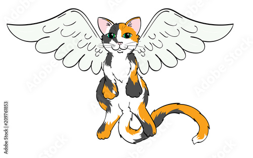 Angel Cat Clipart Images