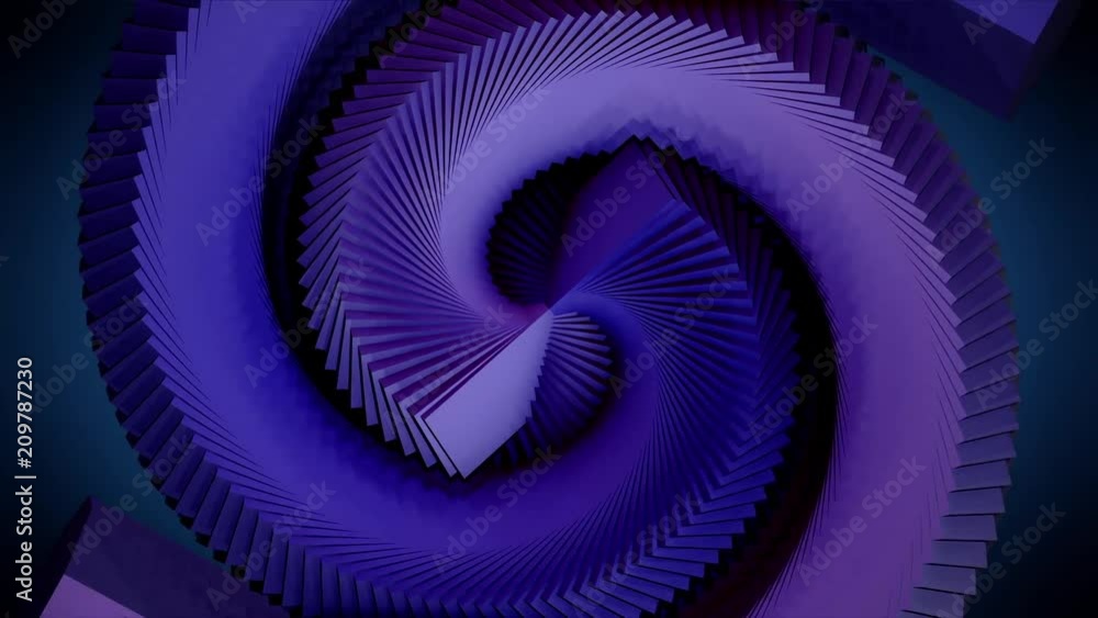 Travel Vortex Spiral Tunnel. Portal to Multiple Dimensions. Space-Time ...