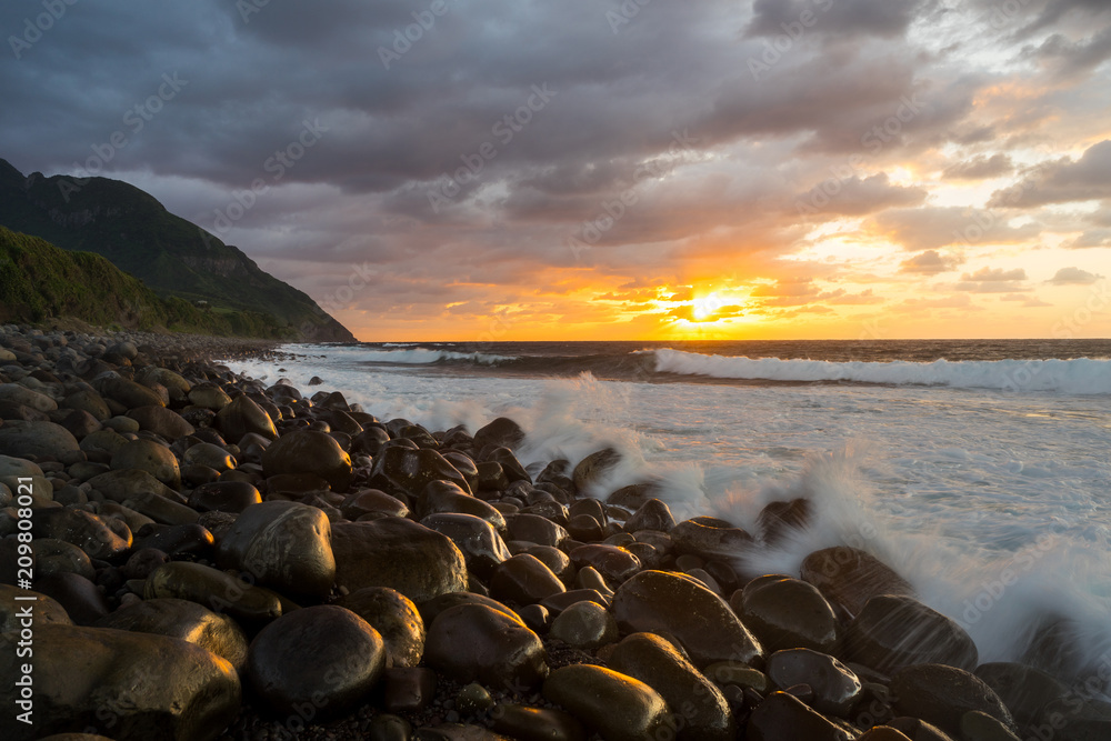 Valugan Boulder Beach in Batanes, Philippines Stock Photo | Adobe Stock