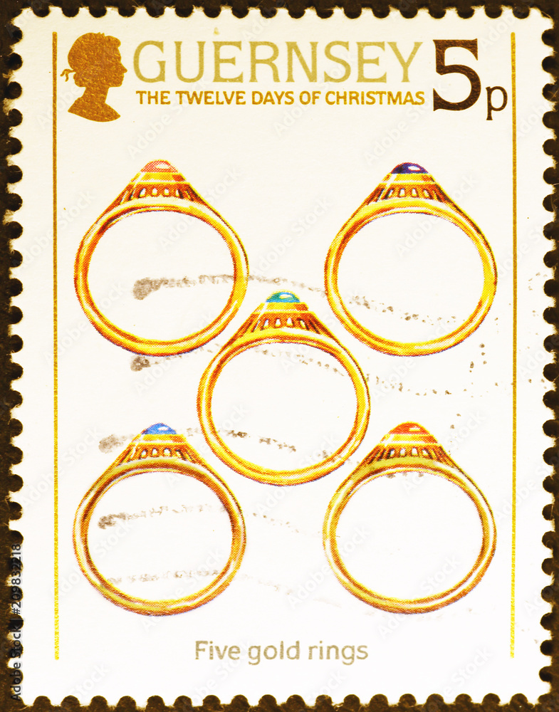 Five Golden Rings 12 Days Of Christmas