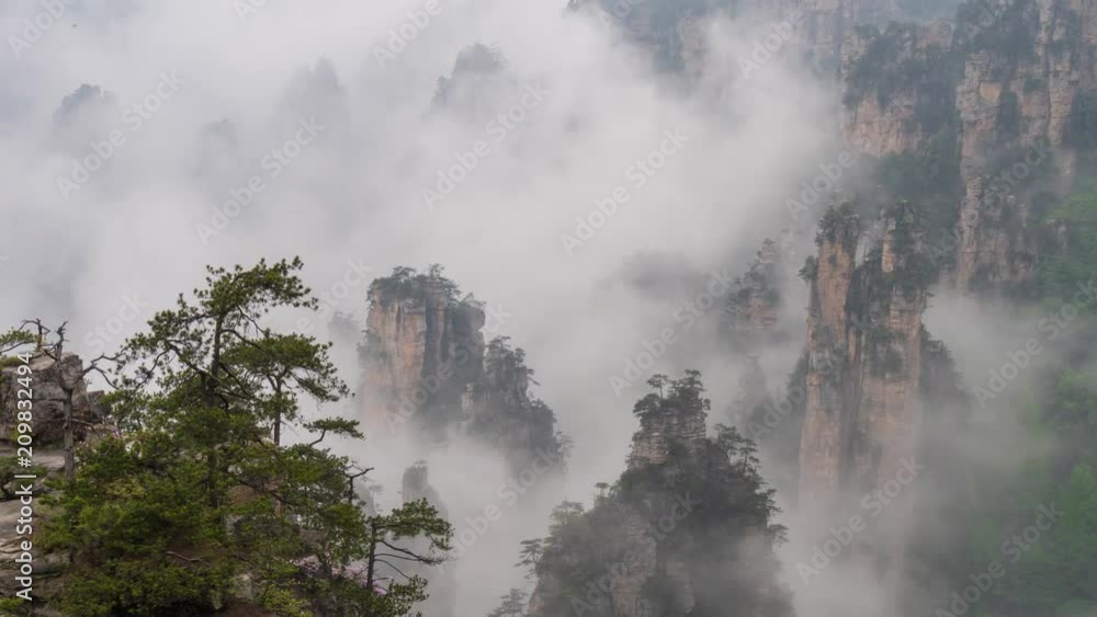 Zhangjiajie National Forest Park (also known as Avatar Floating ...