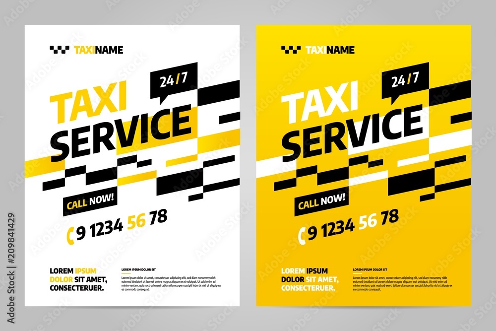 Vector Layout Design Template For Taxi Service Can Be Adapt To vector-layout-design-template-for-taxi-service-can-be-adapt-to