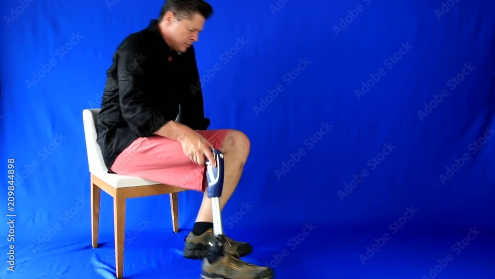 Handsome man, poor physical and unprejudiced, goes and sits in the ...