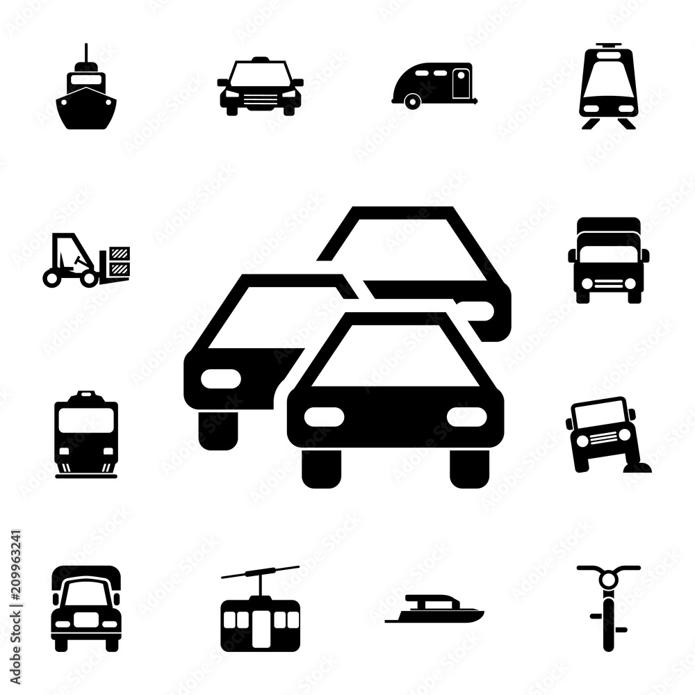 traffic jam icon. Detailed set of Transport icons. Premium quality ...