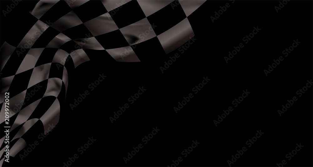 race flag checkered waving flag background Stock Vector | Adobe Stock