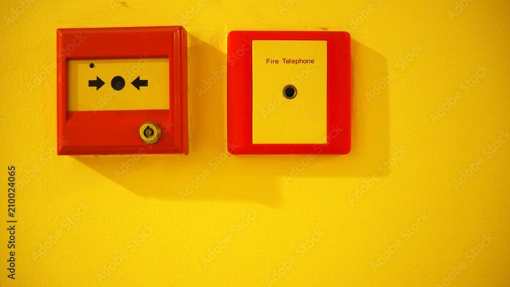 Emergency Reset table Manual Call Point and Fire telephone equipment or ...