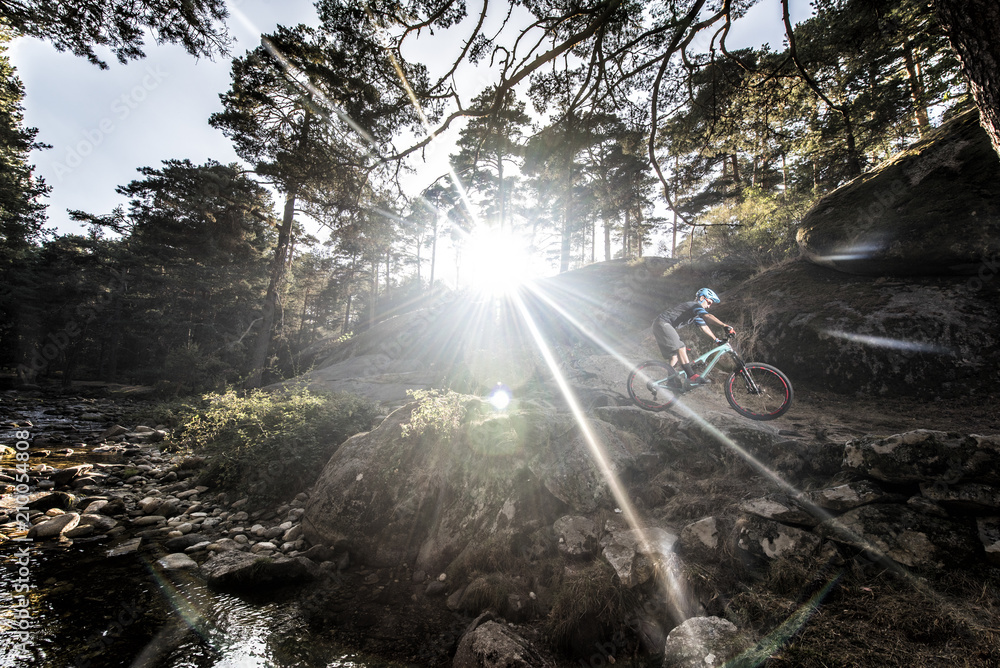 rider in action Stock Photo | Adobe Stock