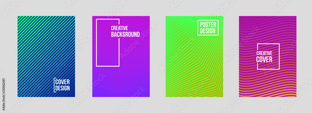 Creative vector illustration of minimal geometric halftone gradient ...