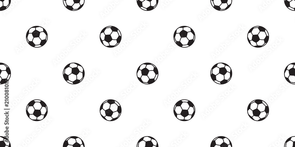 Soccer Ball Pattern Wallpaper