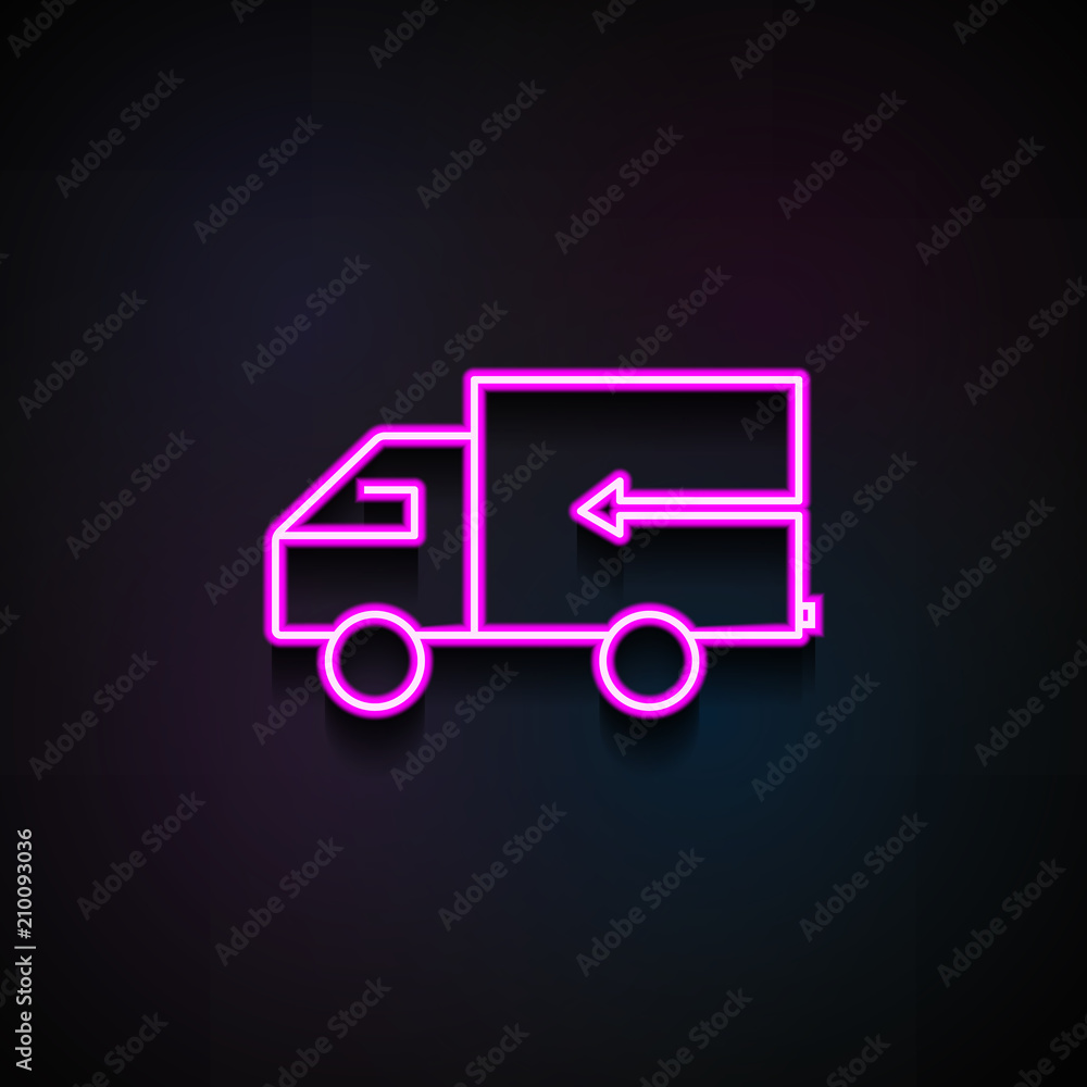 delivery truck icon. Element of logistics icons for mobile concept and ...