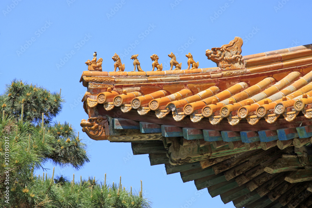 Chinese ancient architecture in Eastern Royal Tombs of the Qing Dynasty ...