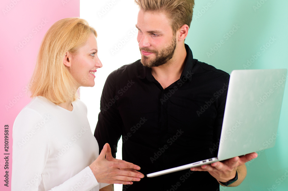 Amazing project. Man presenting project to client. Client and designer ...