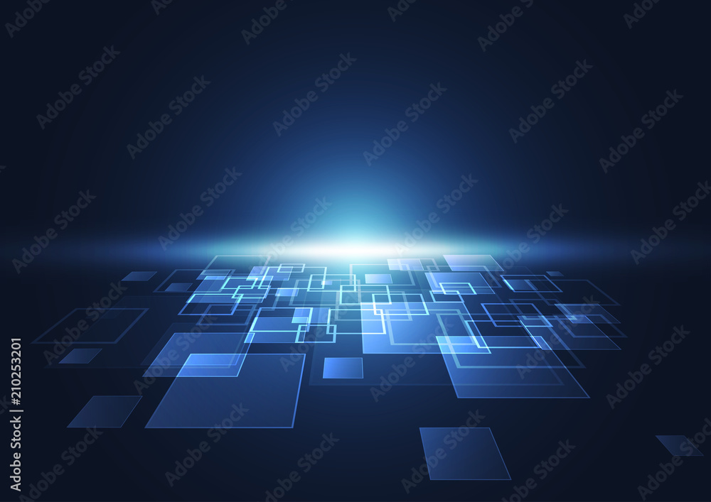 Abstract digital background with technology circuit board texture ...