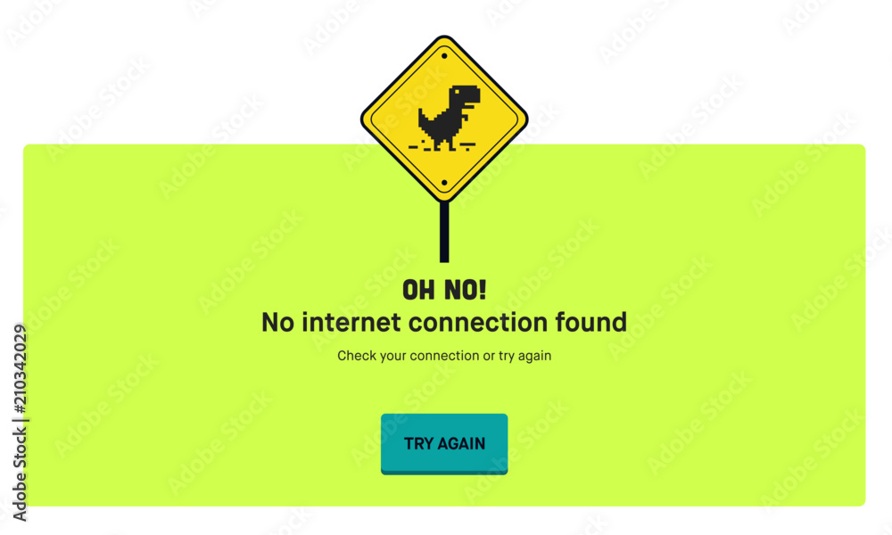 No Internet Connection Icon Dinosaur No Internet Connection Icon Dinosaur