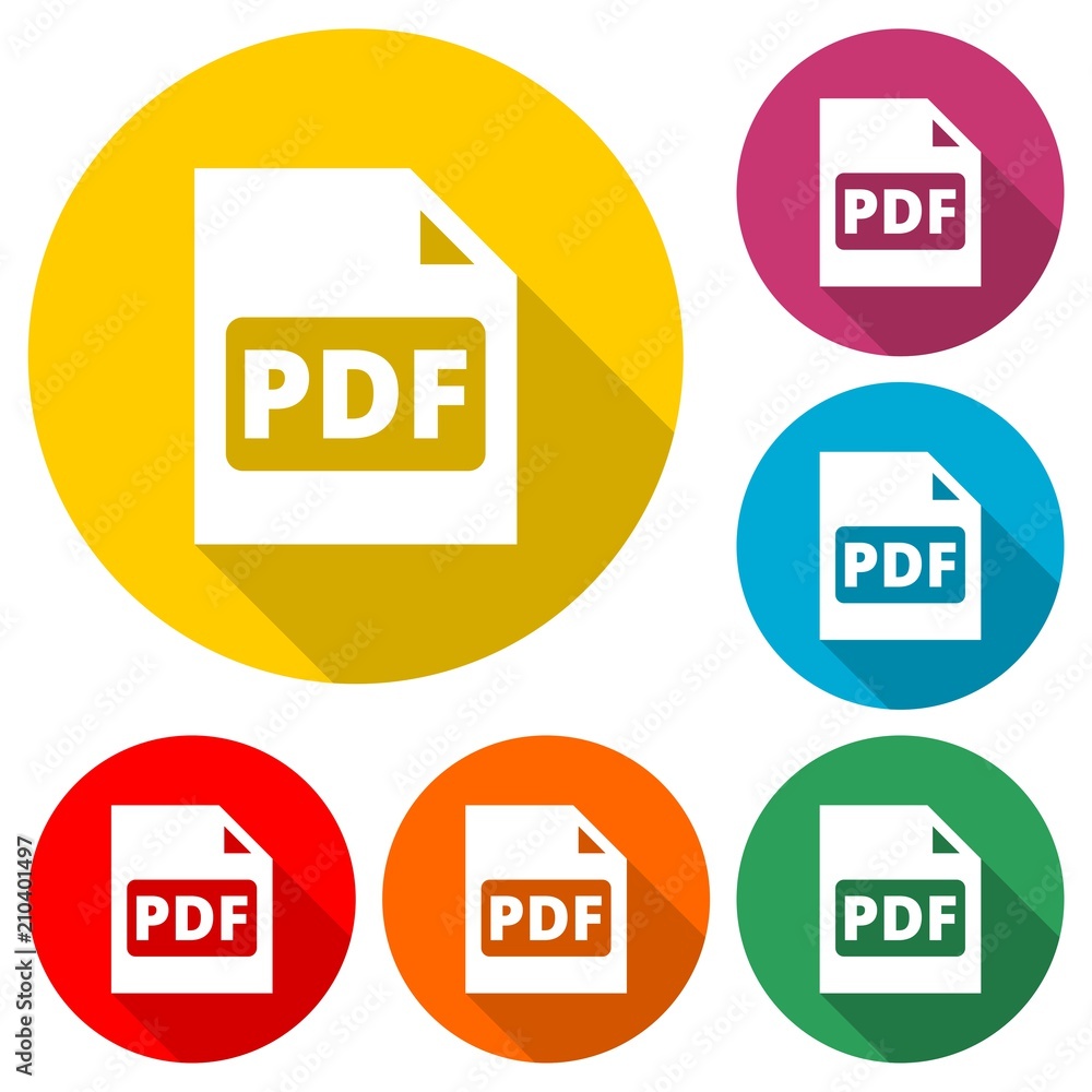 Adobe Pdf Icon Vector