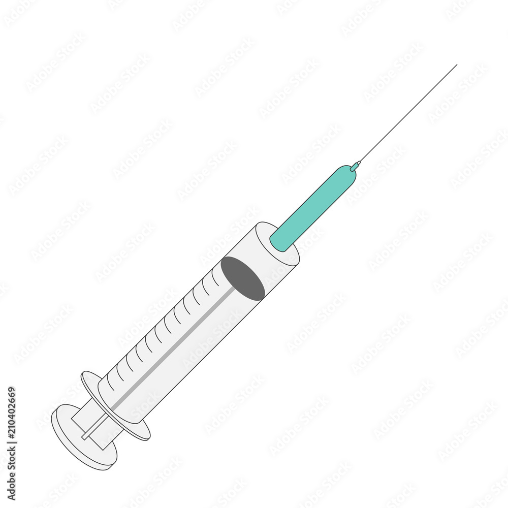 Medical Needle Vector