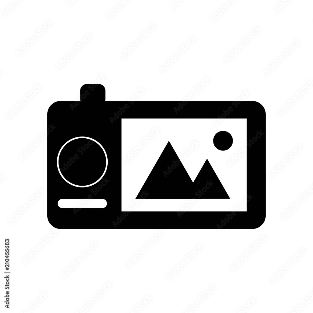 Digital Camera Icons And Symbols