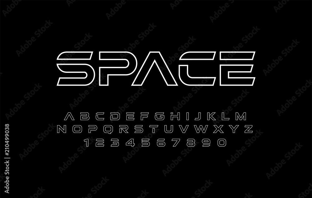 Modern Fonts Alphabet