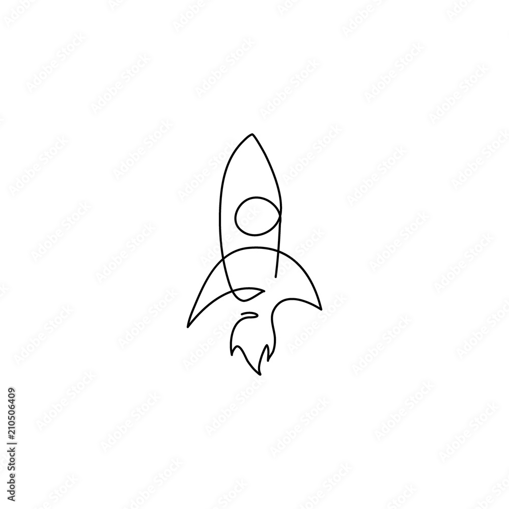 Rocket Paper Art Vector and illustration flying rocket.Space travel to ...