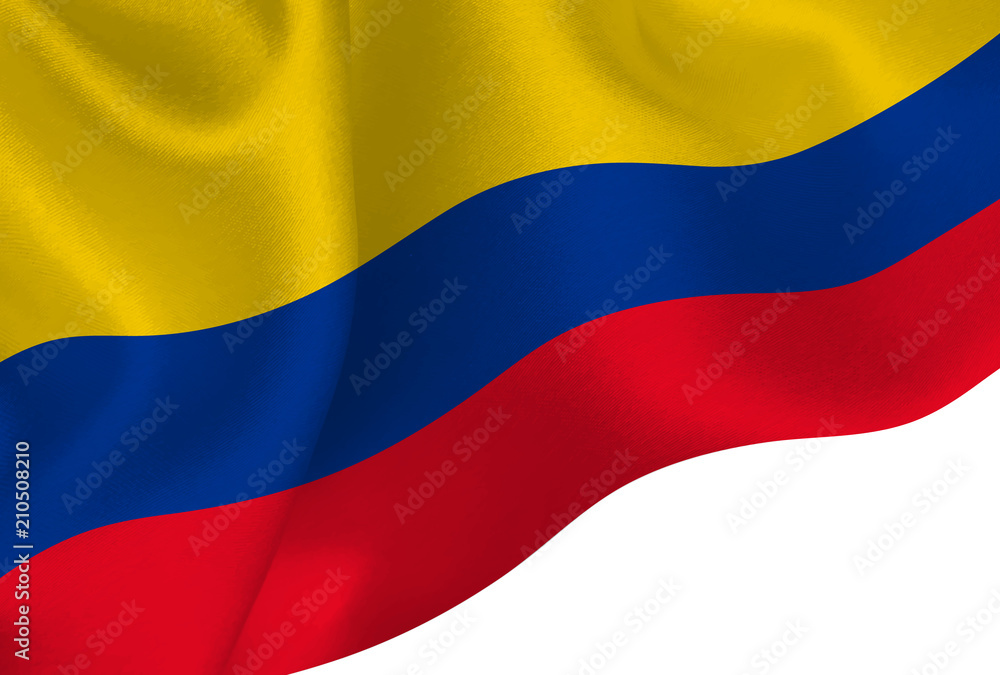 コロンビア 国旗 旗 背景 Stock Vector | Adobe Stock