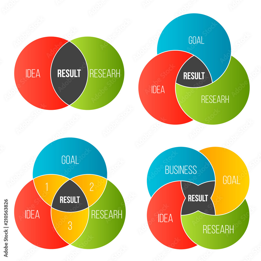 Creative vector illustration of business presentation slide template ...