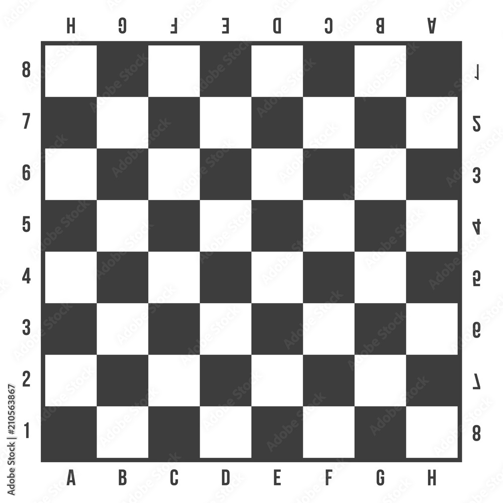 Creative vector illustration of chess board set isolated on transparent ...